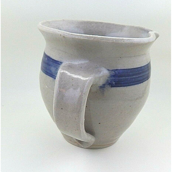 Jamestown Pottery | Dining | Jamestown Pottery Creamer Blue Stripe Side ...